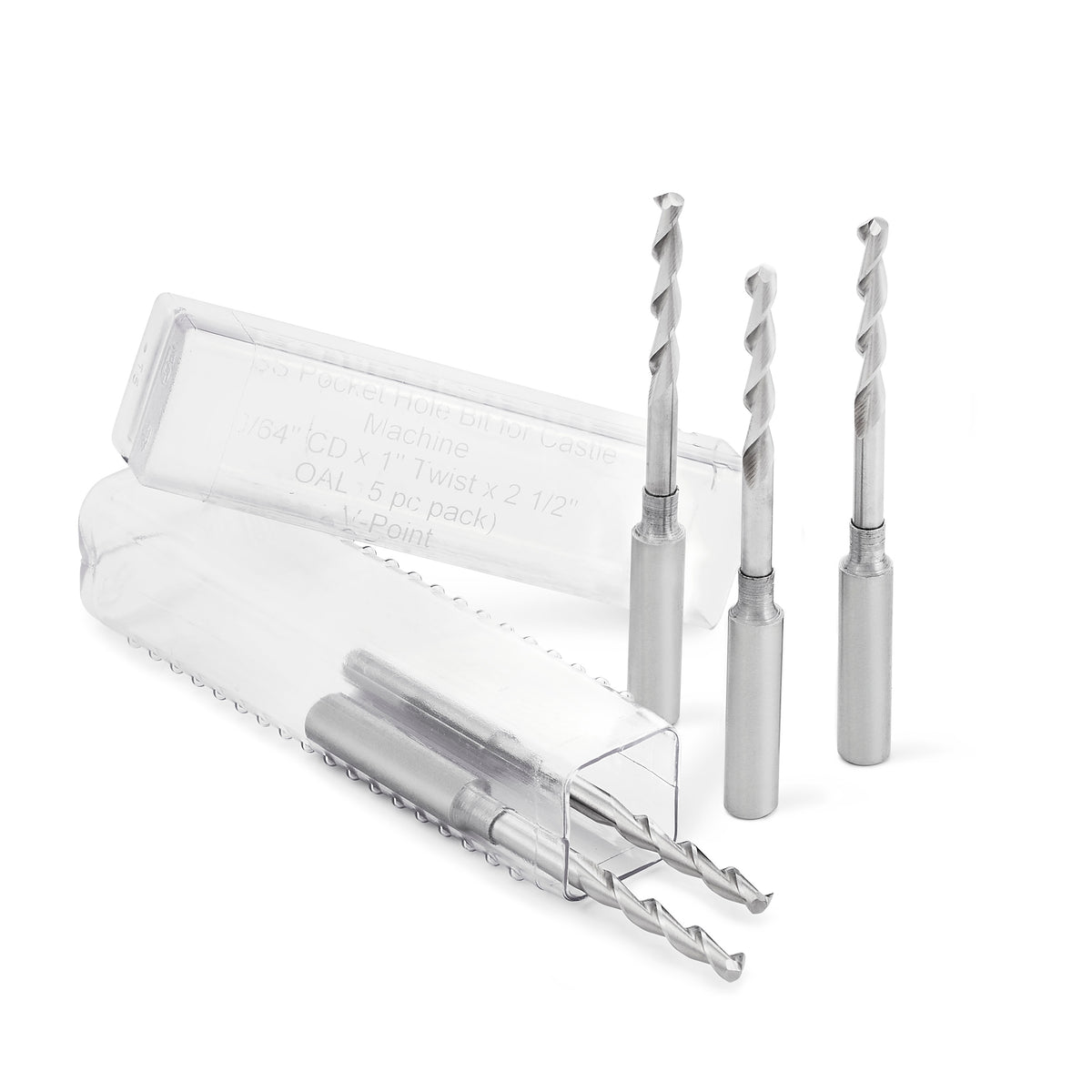 9/64" Drills for Pocket Hole Machines - 5 Pack – Frost CNC Tooling